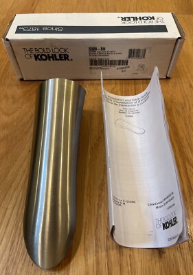 Kohler K-5328-BN Refinia Wall-Mount Non-Diverter Bath Spout Vibrant ...