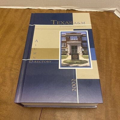 Texas A&M University Alumni Directory 2002 | eBay