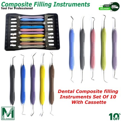 Dental Composite Filling Instruments Silicon Handle restorative ...