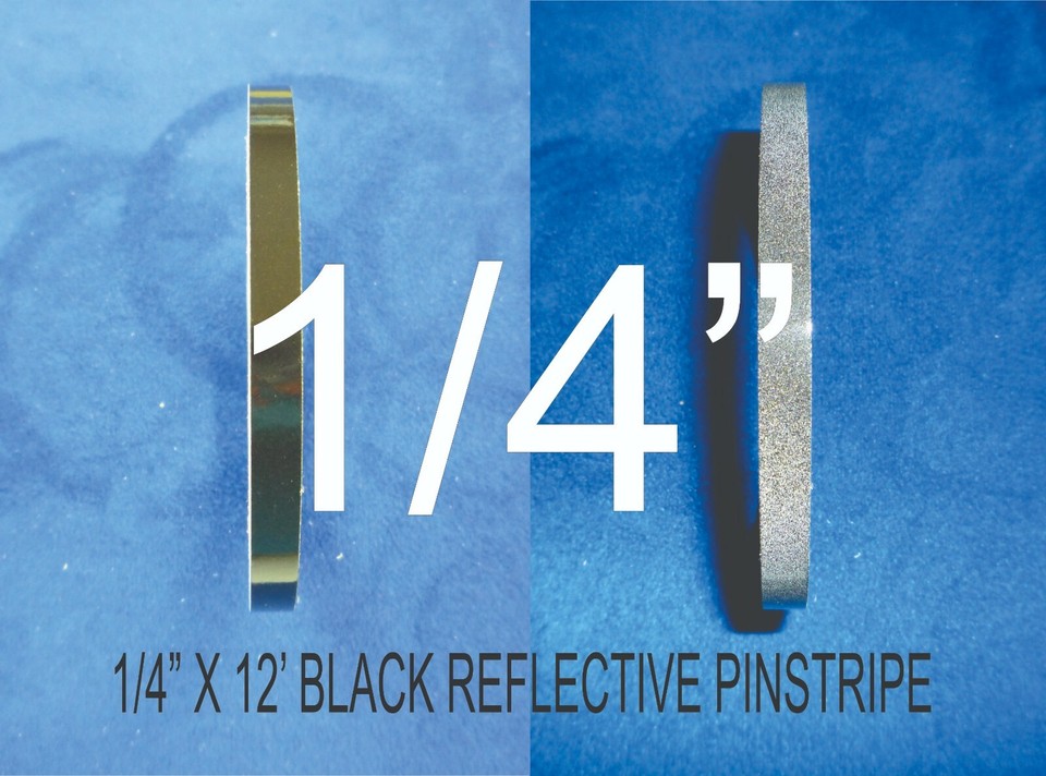 12 FT Genuine 3M 5100R-85 Black Reflective Tape - Select your width | eBay