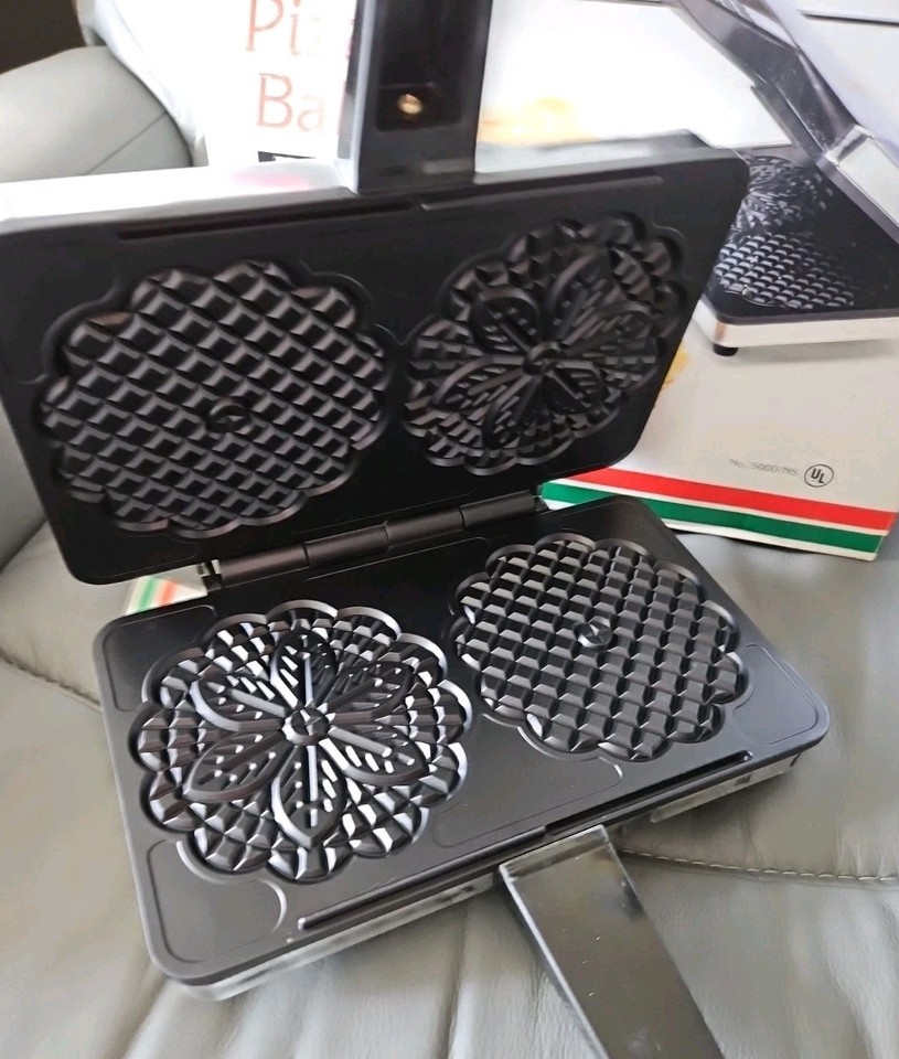 VillaWare Prima Pizzelle Maker Professional Series 5000-NS Italian ...