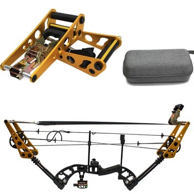 Archery Portable Bow Press for Compound bow Accessories Open Tool | eBay