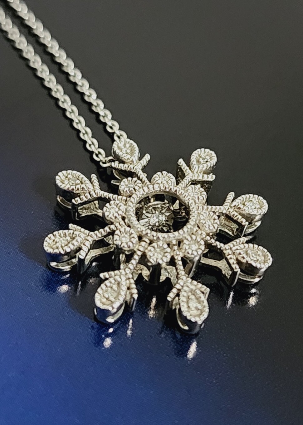 Kay Jewelers Unstoppable Love Diamond Milgrain Snowflake Necklace Jwbr ...