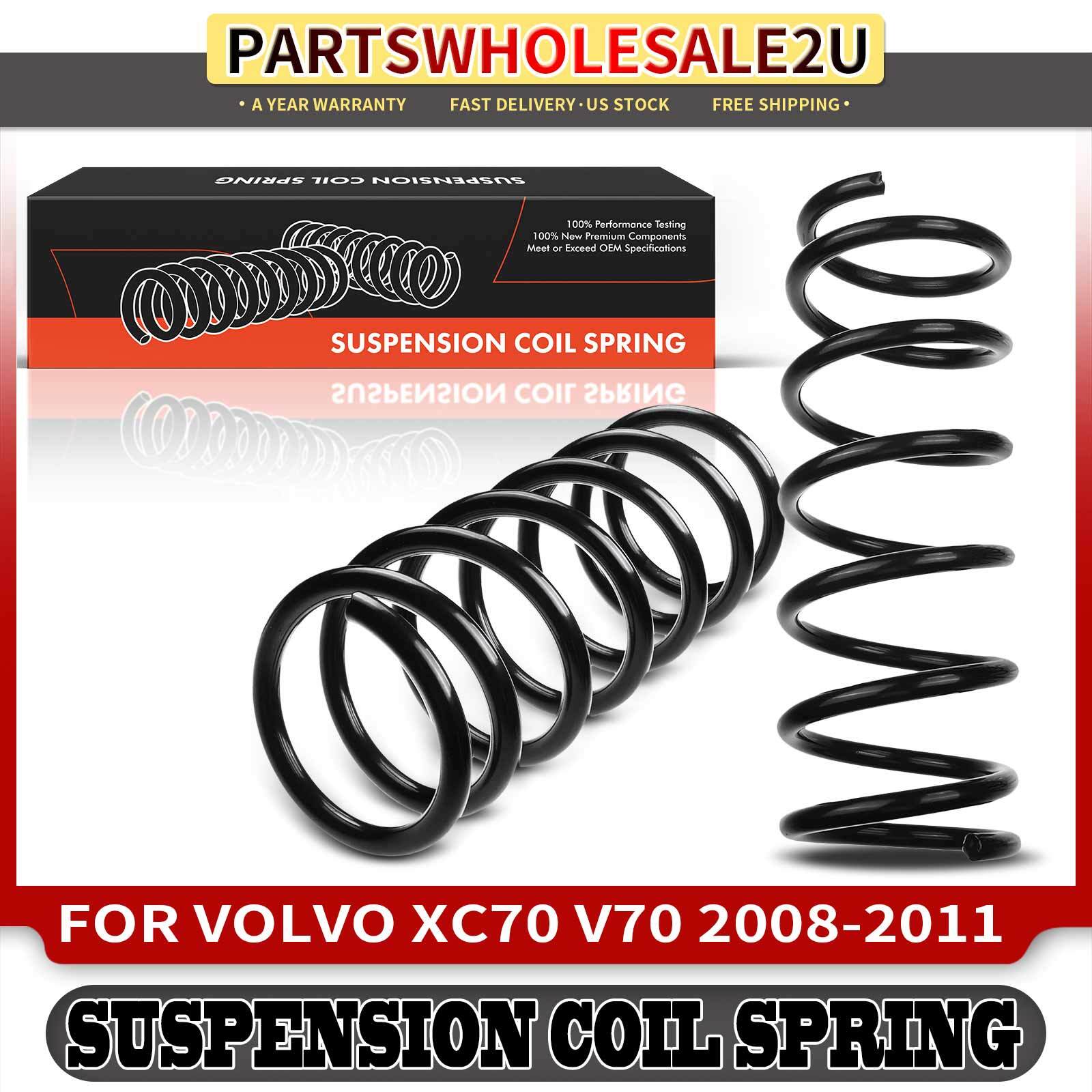 2x Rear Left & Right Coil Spring for Volvo V70 2008-2010 XC70 2008-2011 ...