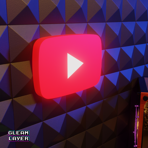 YouTube Red Button Led Lightbox Sign | eBay