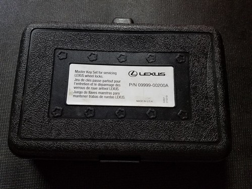LEXUS McGARD MASTER WHEEL LOCK KEYS 09999-00200A, COMPLETE INDUSTRIAL ...