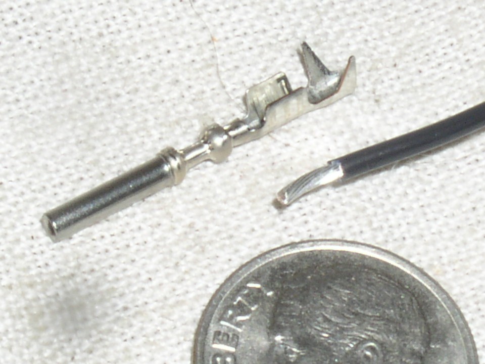 10 CHRYSLER DODGE PCM ECM FEMALE PIN WIRE CRIMP CONNECTOR 3-1447221-3 ...