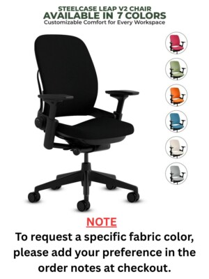 Steelcase Leap V2 in Black Color Frame | eBay