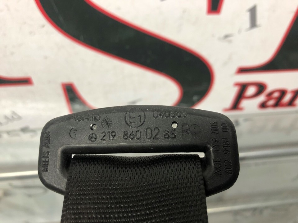 (AS) MERCEDES BENZ W219 CLS CLASS REAR SEAT BELT RIGHT SIDE OSR ...