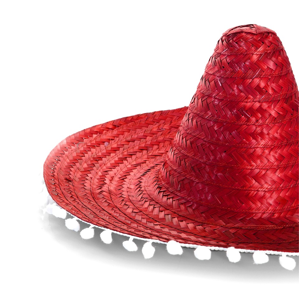 24 X MEXICAN SOMBRERO HAT WILD WESTERN BANDIT FANCY DRESS EVENT MULTI ...