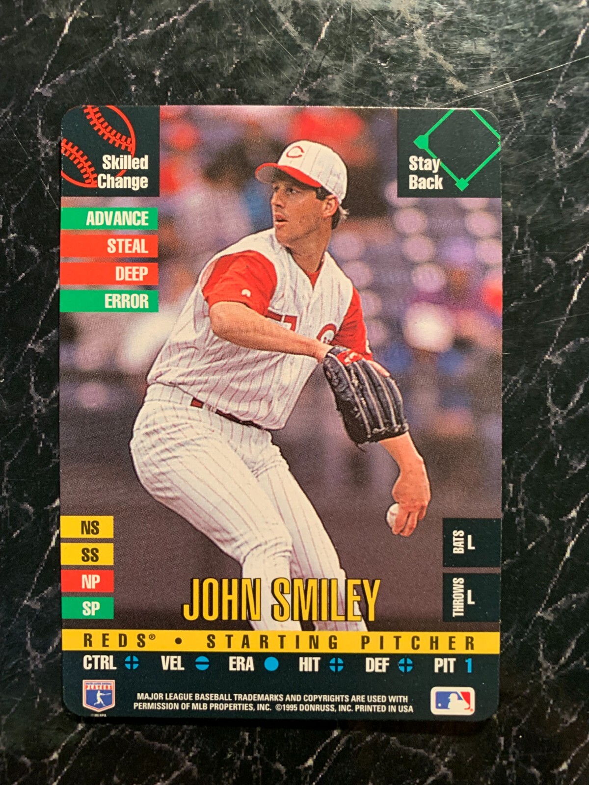 John Smiley 1995 TOP OF THE ORDER DONRUSS Cincinnati Reds | eBay