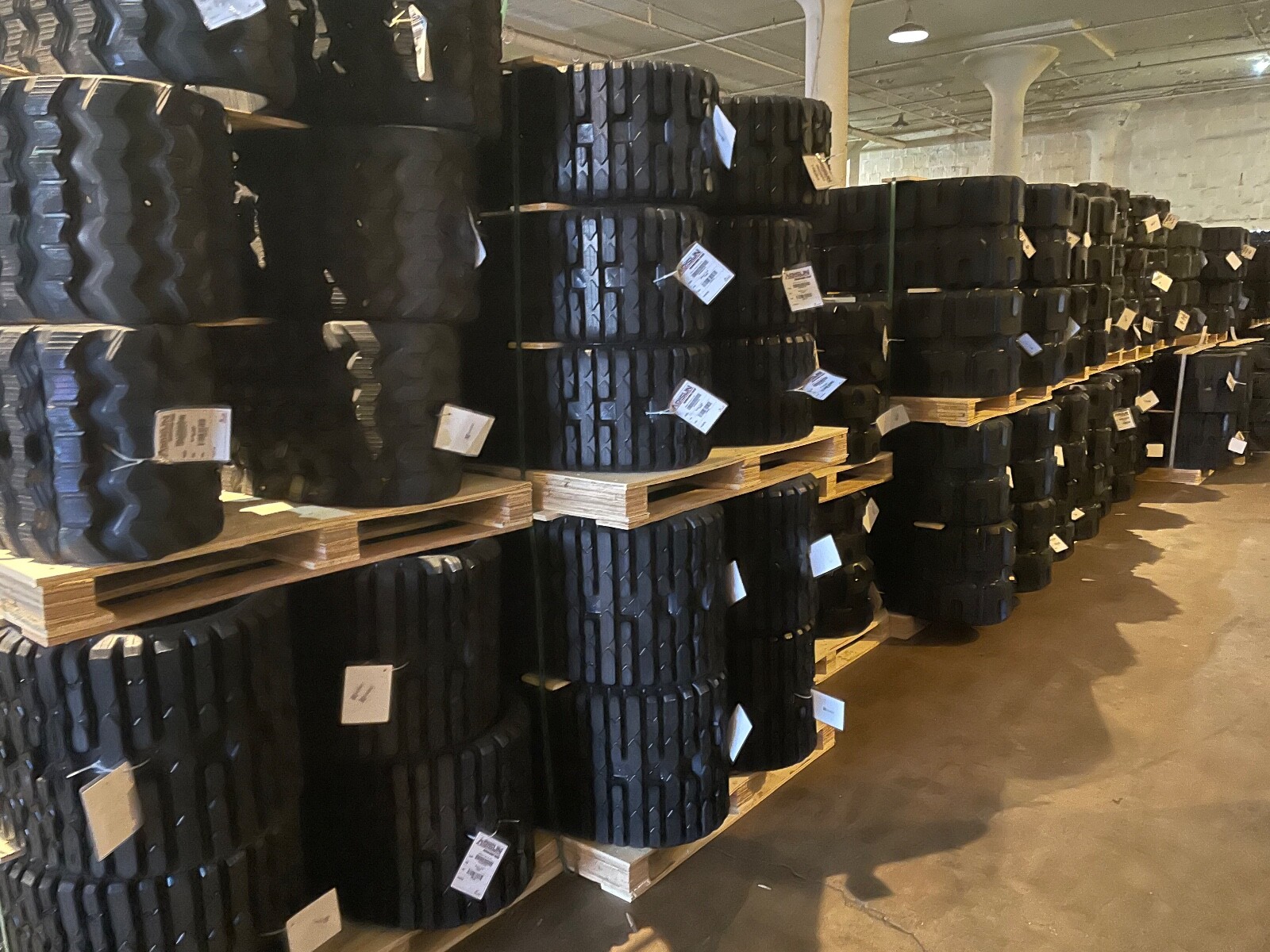 400x86x53 Set of 2 Cat Caterpillar 259D 259B 259B3 Rubber Tracks Turf ...