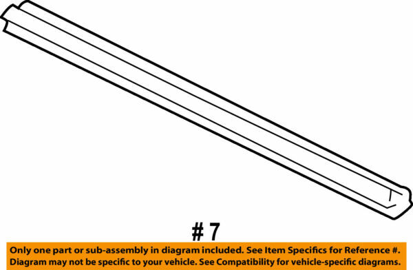 75531-60030 Toyota Moulding, windshield, outer upper 7553160030, New ...