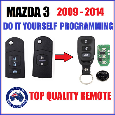 FOR MAZDA 3 REMOTE KEY LESS ENTRY CENTRAL LOCKING FOB 2009 2010 2011 ...