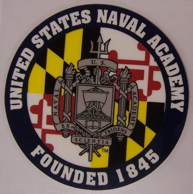 Window Bumper Sticker Military Navy Naval Academy NEW Decal | eBay