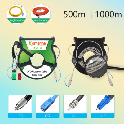 Fiber Optic OTDR Launch Cable Ring 9/125um, MM 62.5/125um FC,ST,LC,SC ...