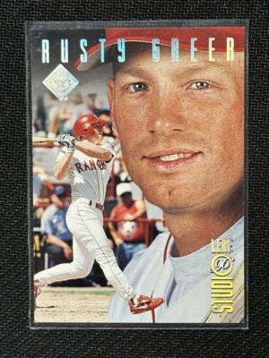 Rusty Greer 1996 Leaf Studio Silver One OF One Hundred Rangers #97 | eBay