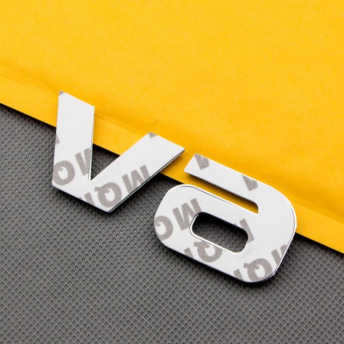 Matte Black Metal Car Lid Trunk V6 Engine Emblem Door Fender SUV ...