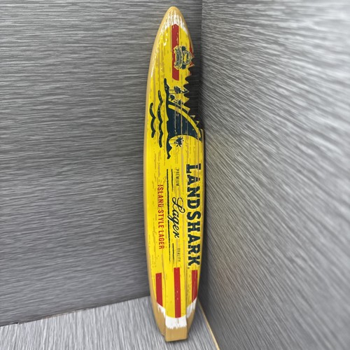 Landshark Lager Surfboard Tap Handle 11" Yellow Shark Bite Beer ...