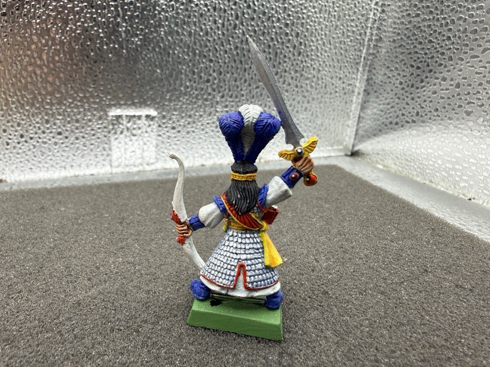 Warhammer Fantasy High Elves Archer Command Champion Metal OOP Painted ...