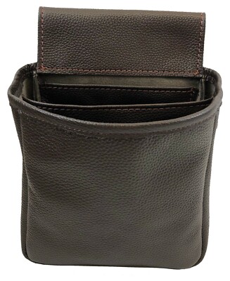 Genuine LEATHER SHOTGUN SHELL POUCH Skeet Sporting Clays Trap - USA ...