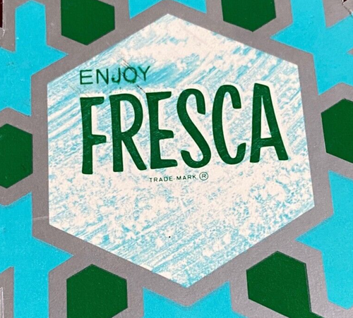 1960s Coca Cola Enjoy Fresca Two-Sided Snowflake Dangler Decoration ...