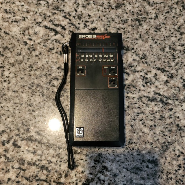 KOSS Music Box AM/FM Stereophone Receiver Model 6783 Tested Working for ...