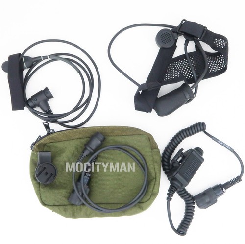 Genuine Cobra RA3185 Modular Military Radio Headset Kit fits PRC 148 ...