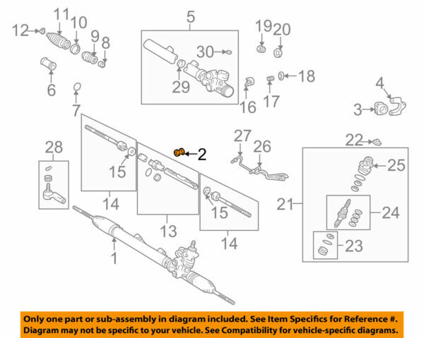 45516-53010 Toyota Grommet, steering rack housing, no.1 4551653010, New ...