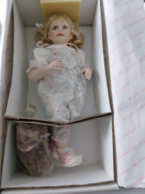 "Jennifer" By Jane Zidjunas Hamilton Heritage Dolls Porcelain 16.5 ...
