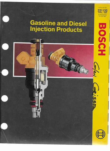 BOSCH GASOLINE AND DIESEL INJECTION PRODUCTS 1989 CATALOG | eBay