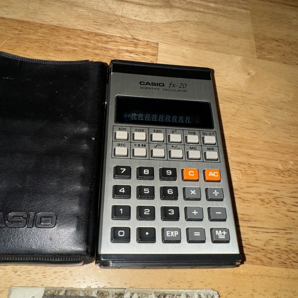 Vintage Casio FX-20 Scientific Calculator Made In Japan Circa 1975 | eBay