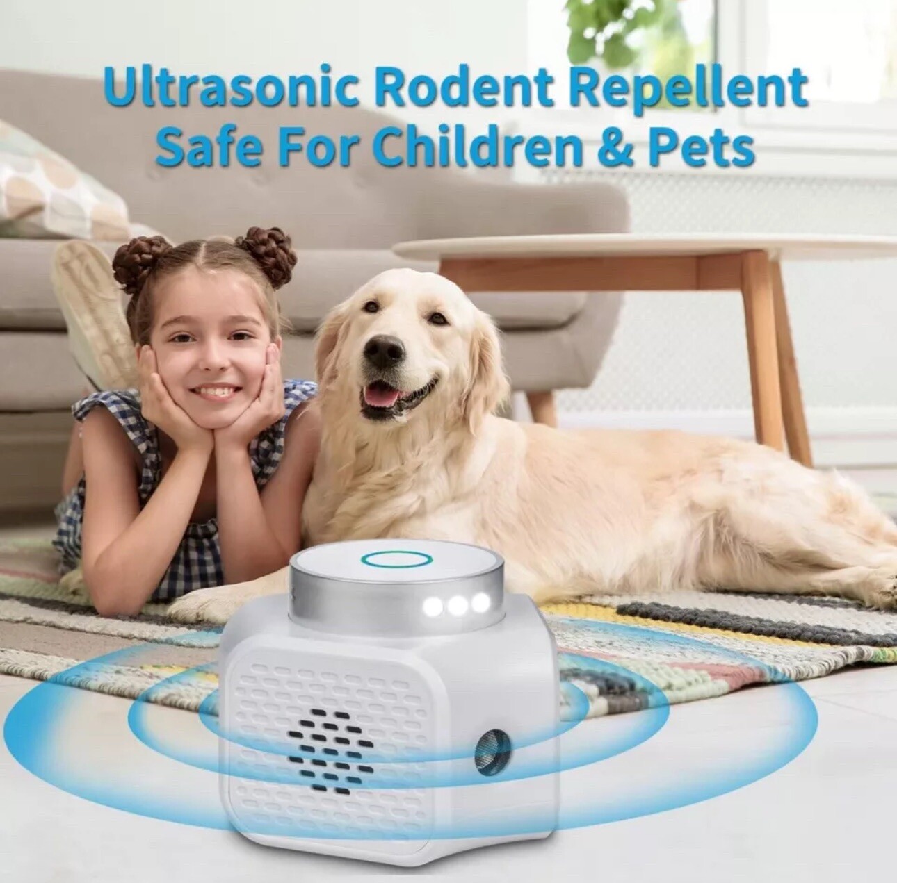 For Ultrasonic Mouse Repellent Squirrel Repeller Rodent Detector Rat ...