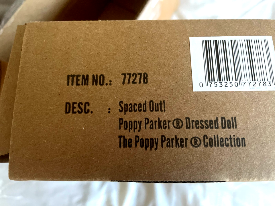 INTEGRITY TOYS POPPY PARKER "SPACED OUT" COMPLETE NRFB BEAUTIFUL POPPY ...