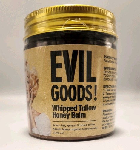 Evil Goods Whipped Tallow Honey Balm For Face, Lips & Body 180 g New | eBay