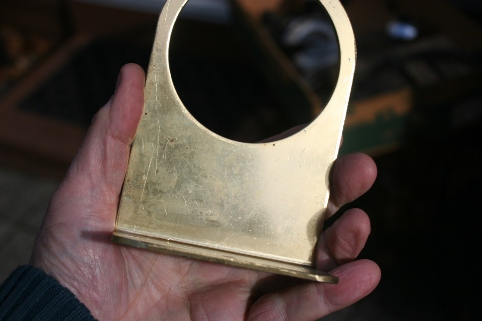 Moroso Performance Gold Anodized Tachometer Mounting Panel Bracket - 3 ...