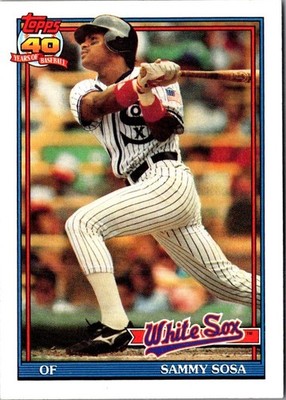 1991 Topps Sammy Sosa #414 Chicago White Sox Baseball Card | eBay
