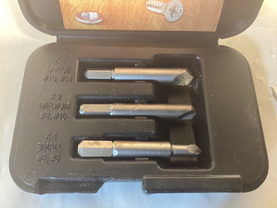 Vintage Craftsman #52154 screw-out screw extractor set hand tool | eBay