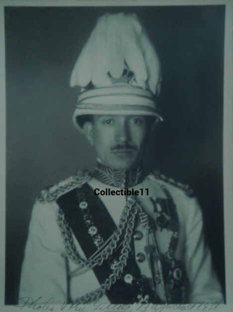 Iraq. Reprinted photo of King Ghazi I in the coronation day, 1934. ZX11 ...