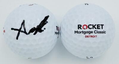 AARON RAI SIGNED ROCKET MORTGAGE CLASSIC GOLF BALL BRITISH OPEN PGA ...