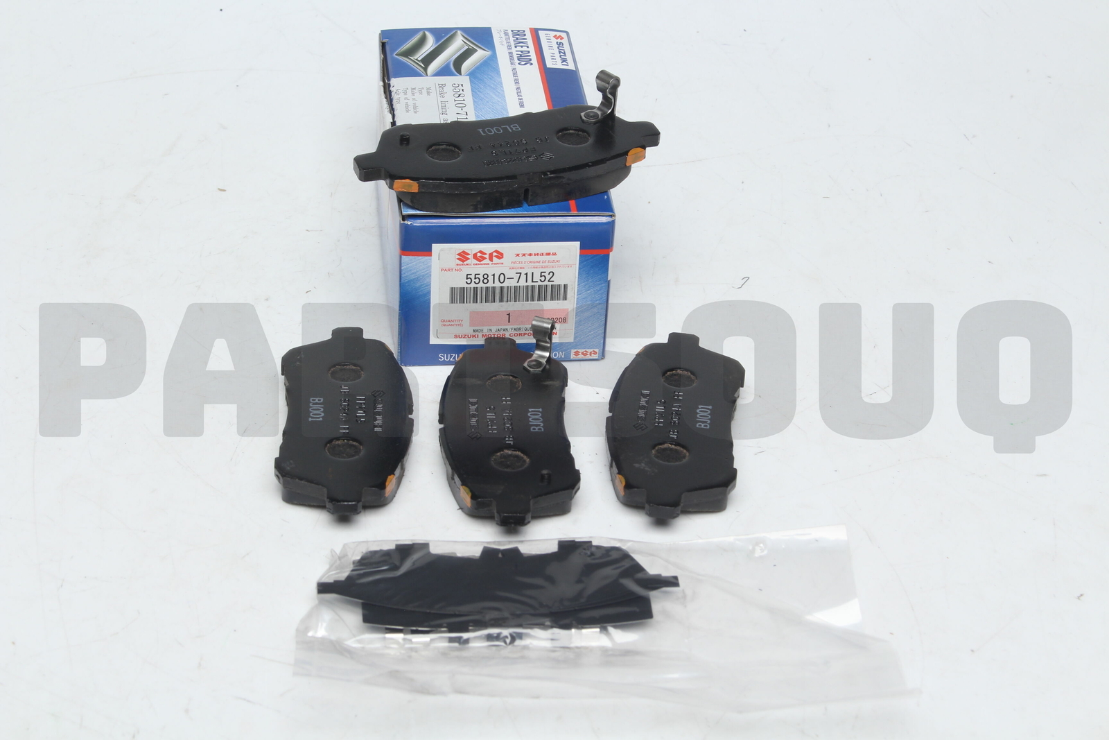 5581071L52 Genuine Suzuki PAD SET,DISC BRAKE 55810-71L52 | eBay