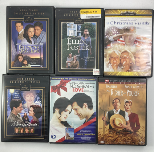 Lot 4 DVD Hallmark Gold Crown Collector Edition Follow Stars Ellen ...