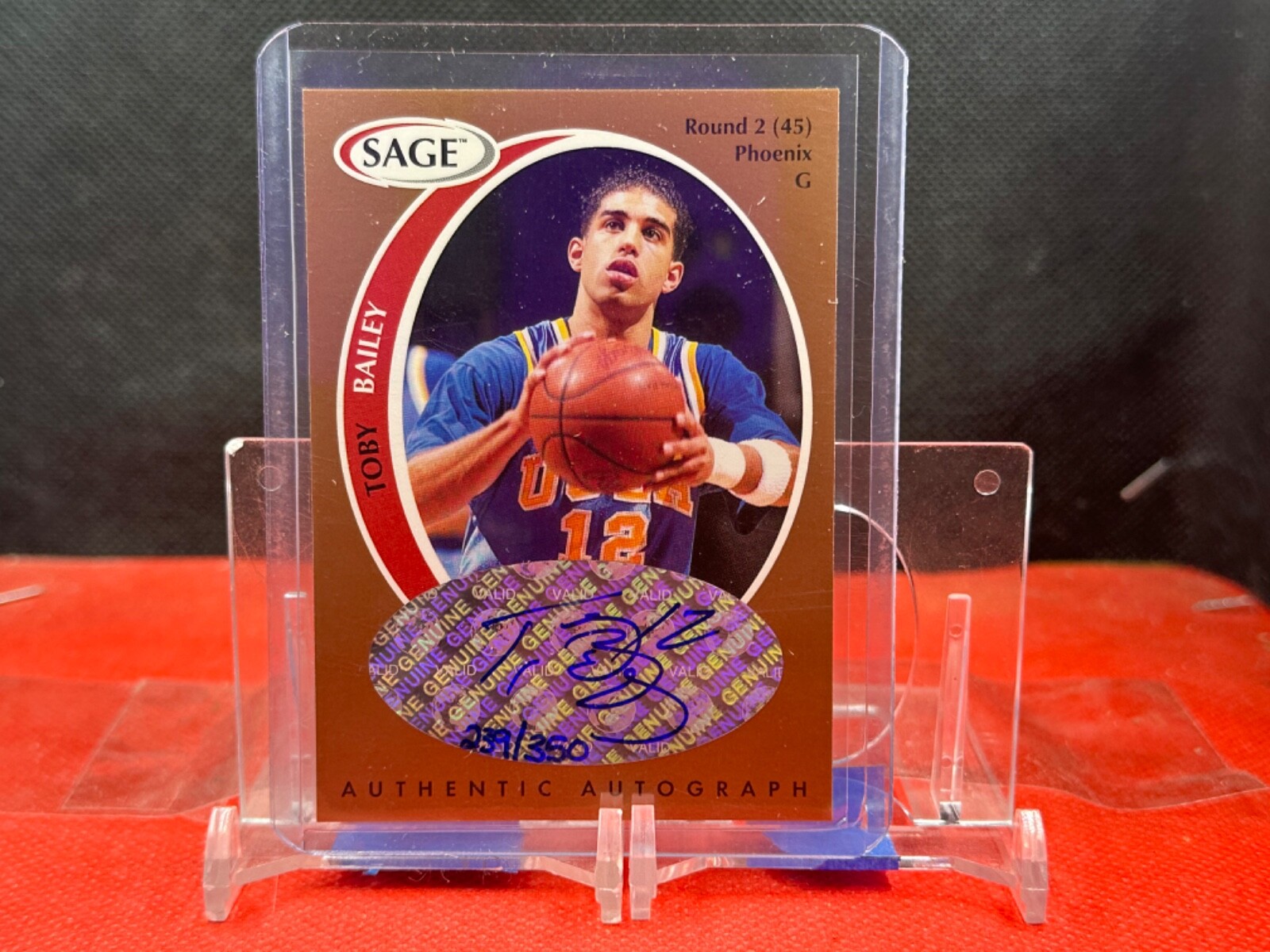 1998 Sage Rookie Autograph (Bronze) #A1 Toby Bailey 239/350 NBA | eBay
