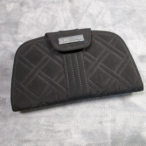 VERA BRADLEY Clutch Kiss n' Snap Tab Wallet Kisslock - Classic Black ...
