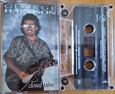 George Harrison - Cloud Nine Clear Shell 1987 Aussie 11 Track Cassette ...