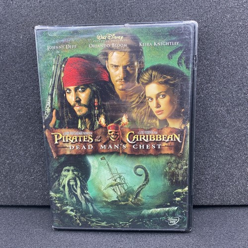 Pirates of the Caribbean Dead Mans Chest (DVD, 2006, Widescreen, Disney ...