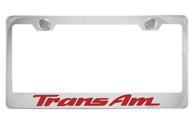 Chrome License Plate Frame for Pontiac Trans Am | eBay