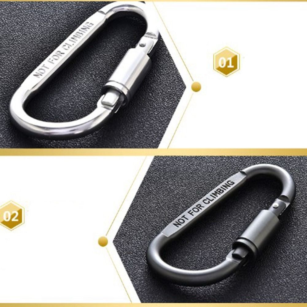 Aluminium Alloy Outdoor Sports Carabiner Climbing Button Outdoor Tool ...