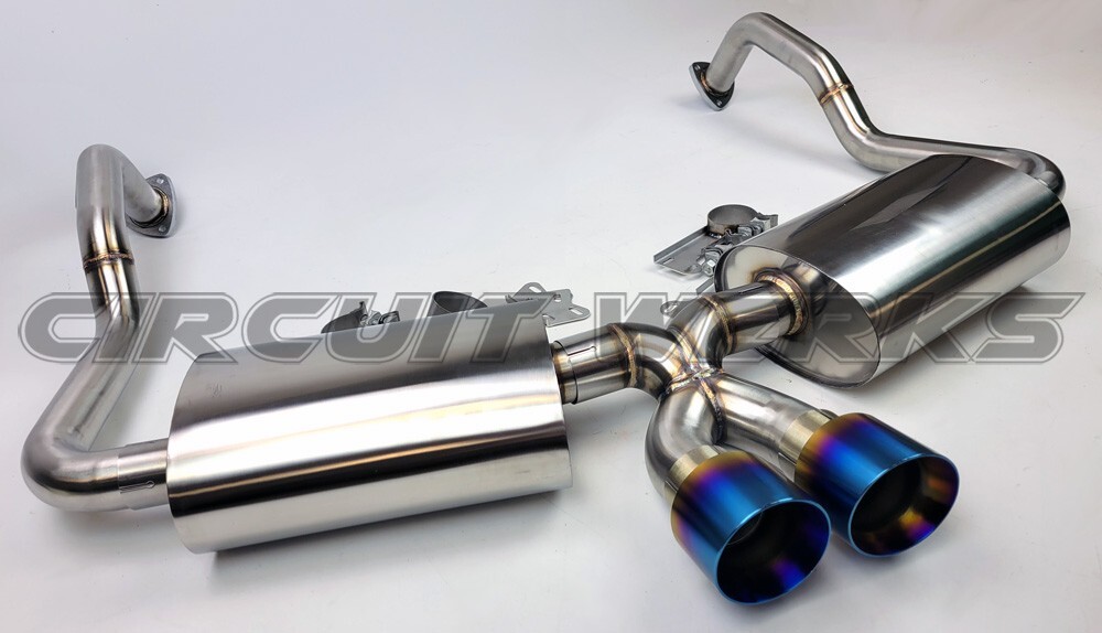 For 09-12 Porsche Boxster Cayman Base / S 987 Exhaust Muffler Burnt ...