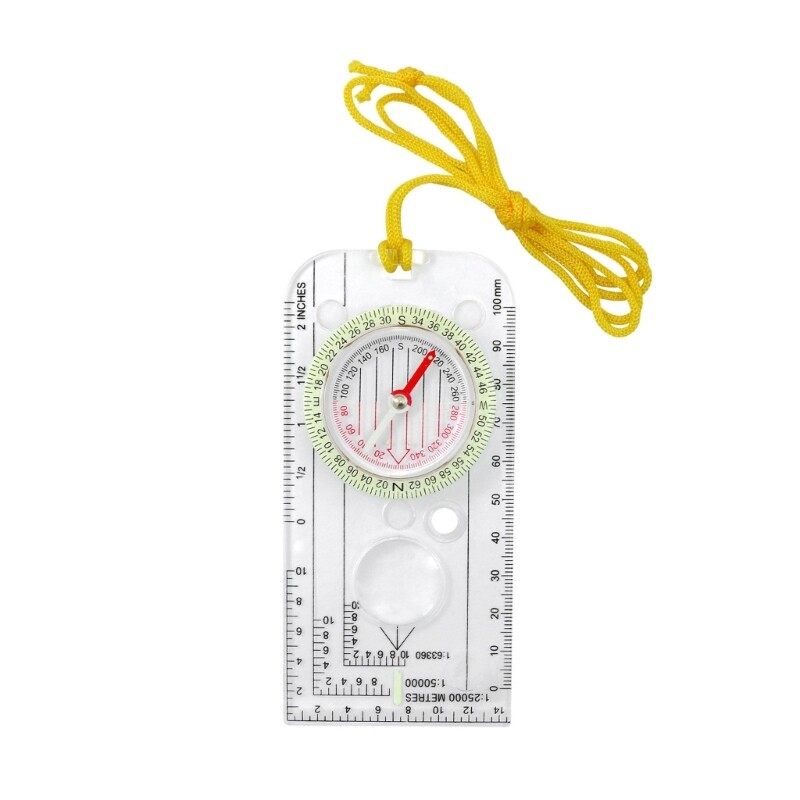 Orienteering Compasses Acrylic Compasses Map Ruler Lightweight ...
